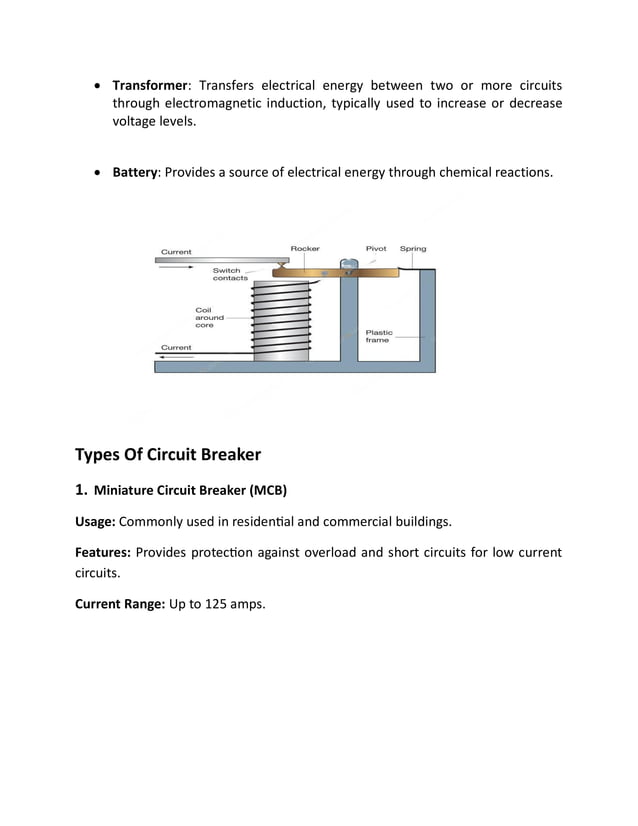 What is a circuit breaker and what is its primary function in an ...