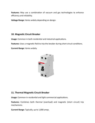 What is a circuit breaker and what is its primary function in an ...