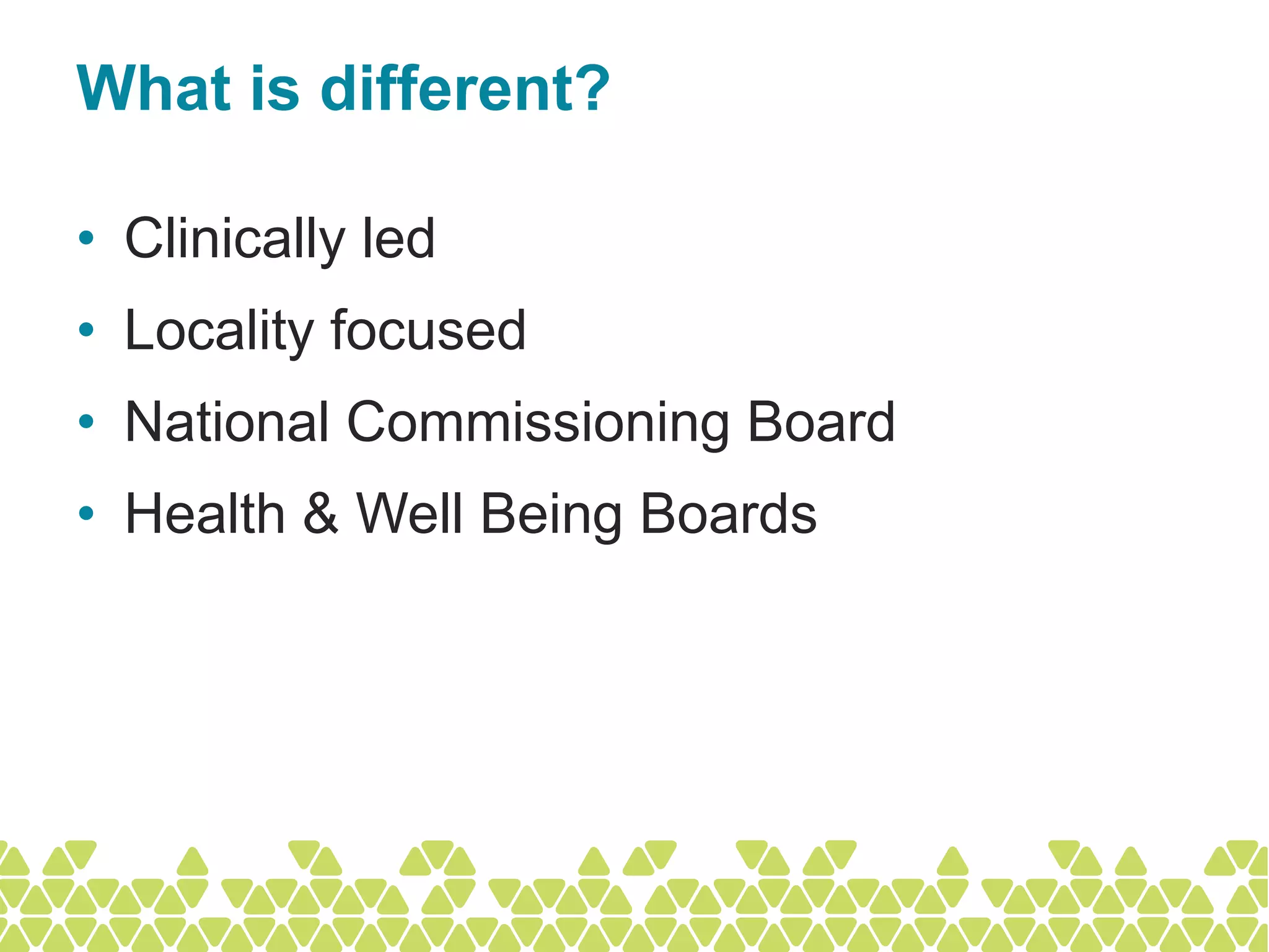 What is a clinical commissioning group | PPTX