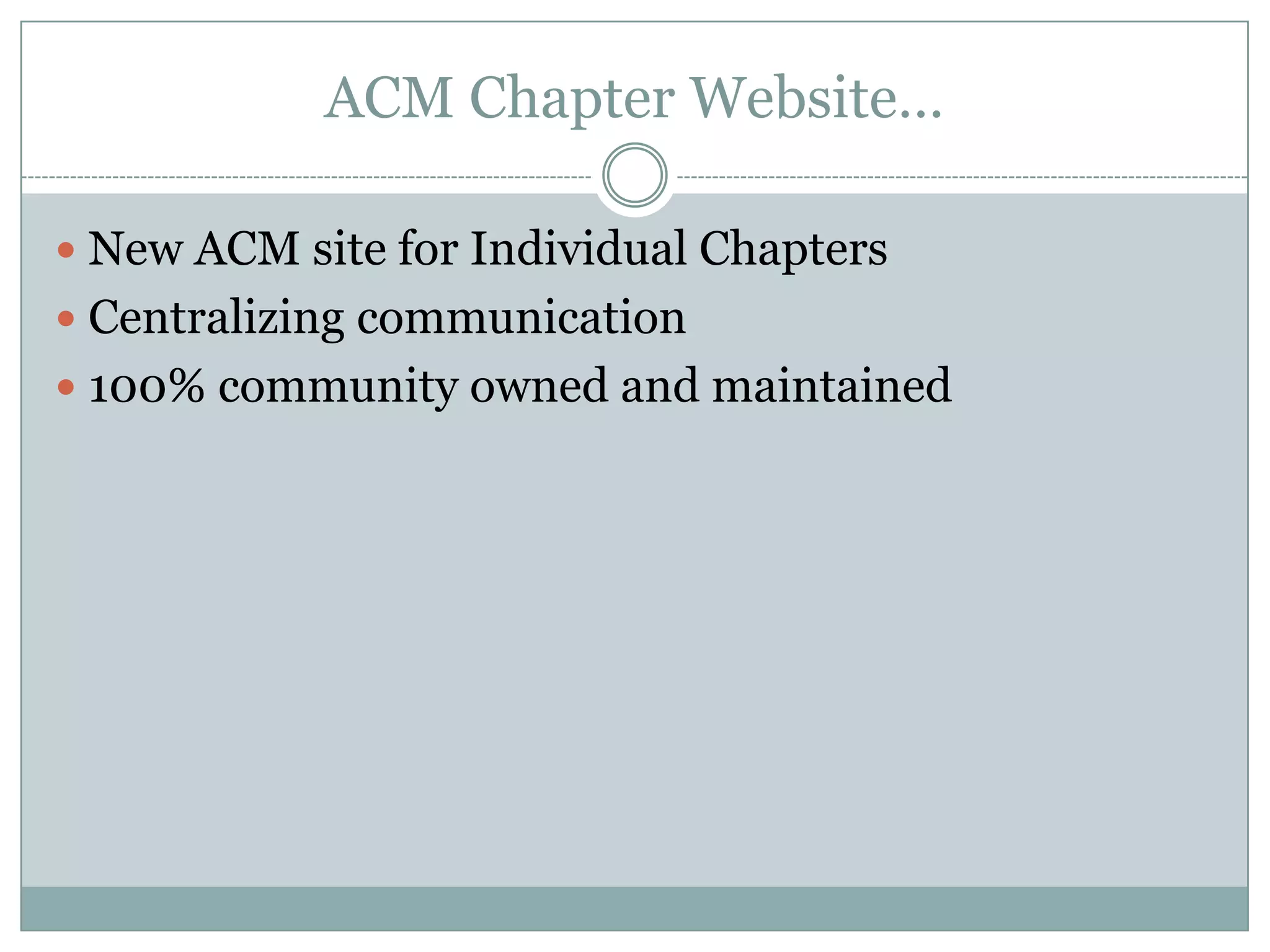 What is ACM? | PPTX