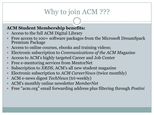What is ACM? | PPTX