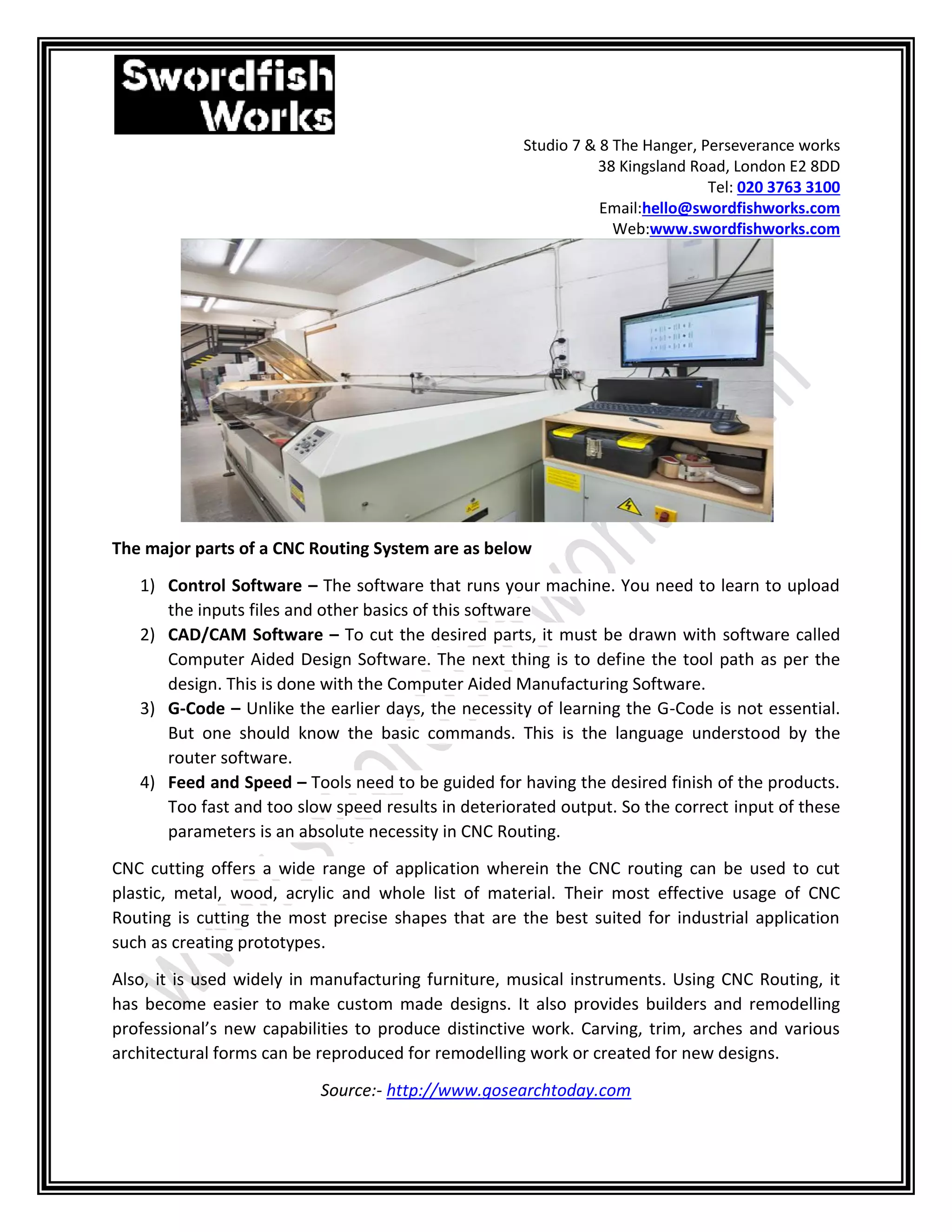 What is a cnc router and how does it work | PDF