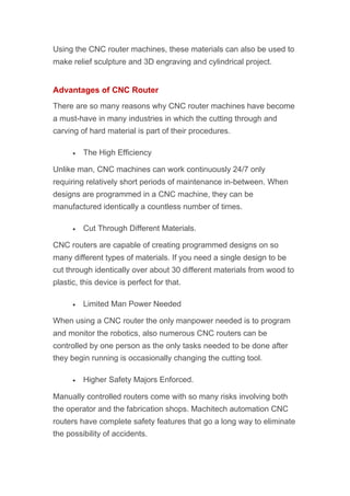 What is a CNC Router Machine | PDF | Woodworking | Arts and Crafts