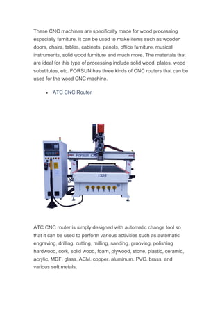 What is a CNC Router Machine | PDF | Woodworking | Arts and Crafts