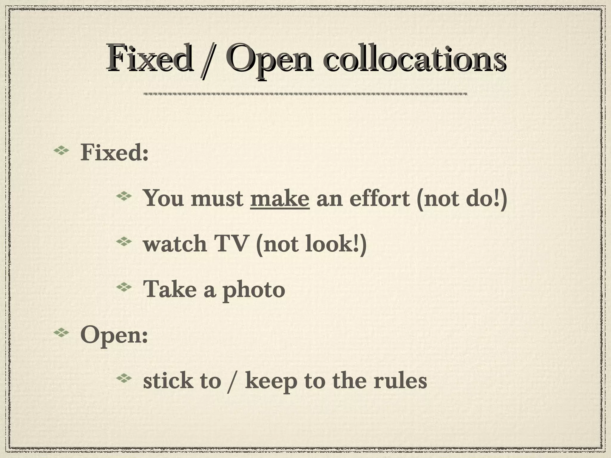 What is a collocation? | PPT
