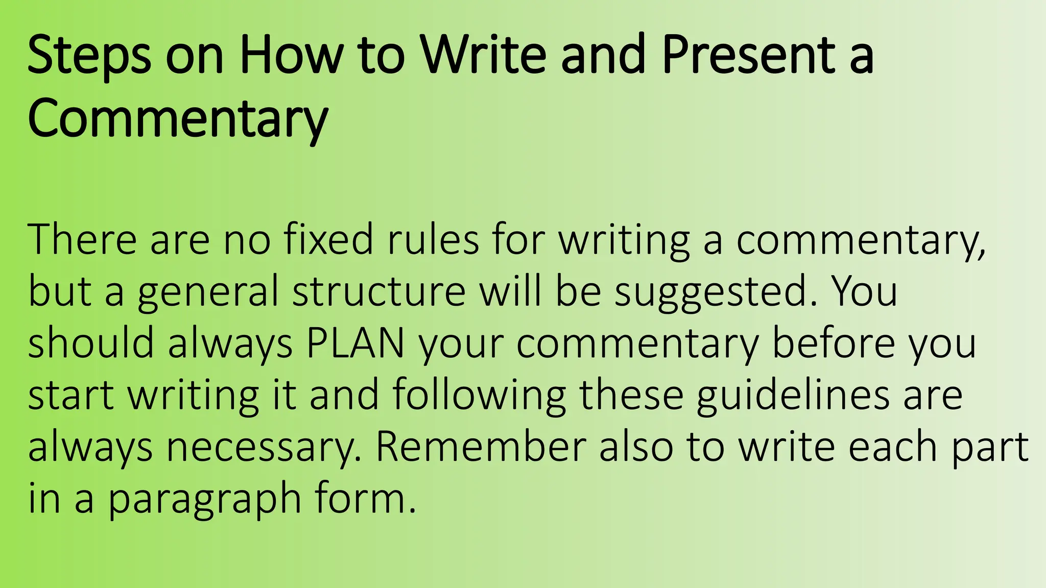 What is a COMMENTARY.pptx