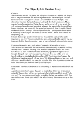 What Is A Commentary In An Essay | PDF