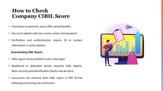 What Is a Commercial CIBIL Report and How to Improve it? | PPT