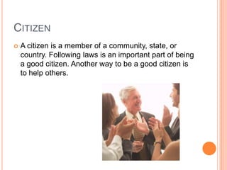 What is a community | PPTX