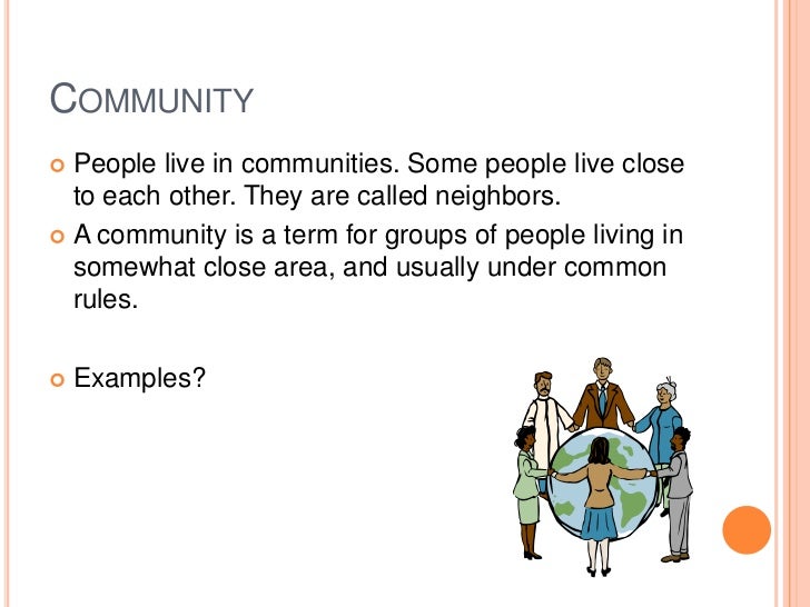 What is a community