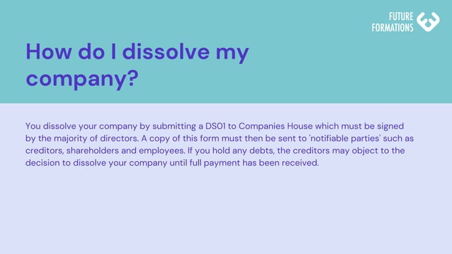 What is a company dissolution | PPTX