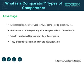 Different Types Comparators And It's Working | PPTX