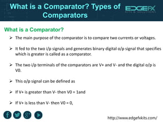 Different Types Comparators And It's Working | PPTX