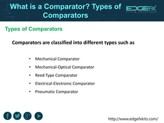 Different Types Comparators And It's Working | PPTX