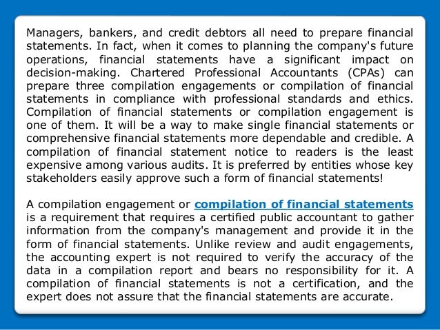 What is a Compilation of Financial Statements.pptx
