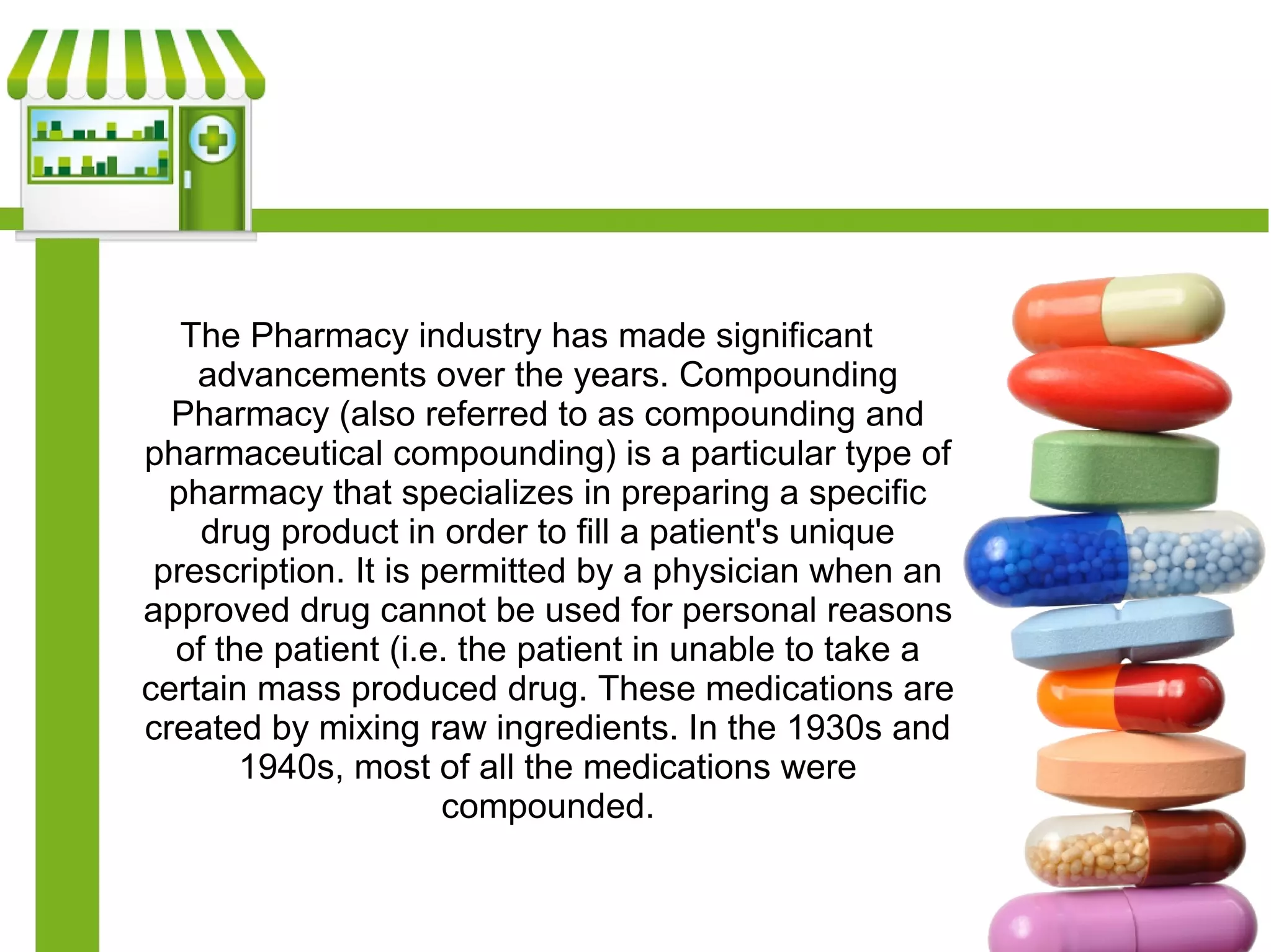What is a compounding pharmacy | PDF