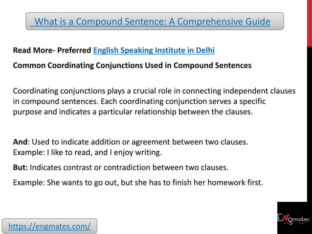 What is a Compound Sentence: A Comprehensive Guide | PPT