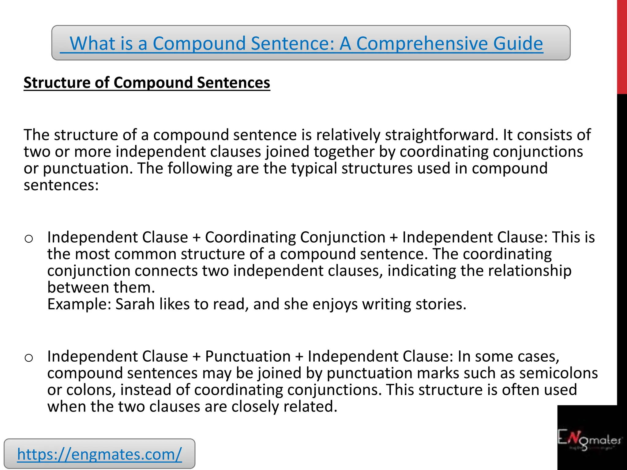 What is a Compound Sentence: A Comprehensive Guide | PDF