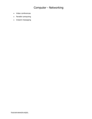 Data Communication & Computer Network | PDF