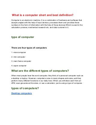 What is a computer short and best definition.pdf