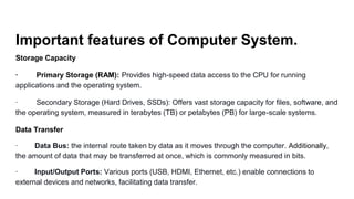 What is a computer system.pptx | Computing | Technology & Computing