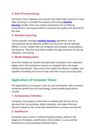 What Is a Computer Vision Engineer- Unlocking the Power of Sight in ...