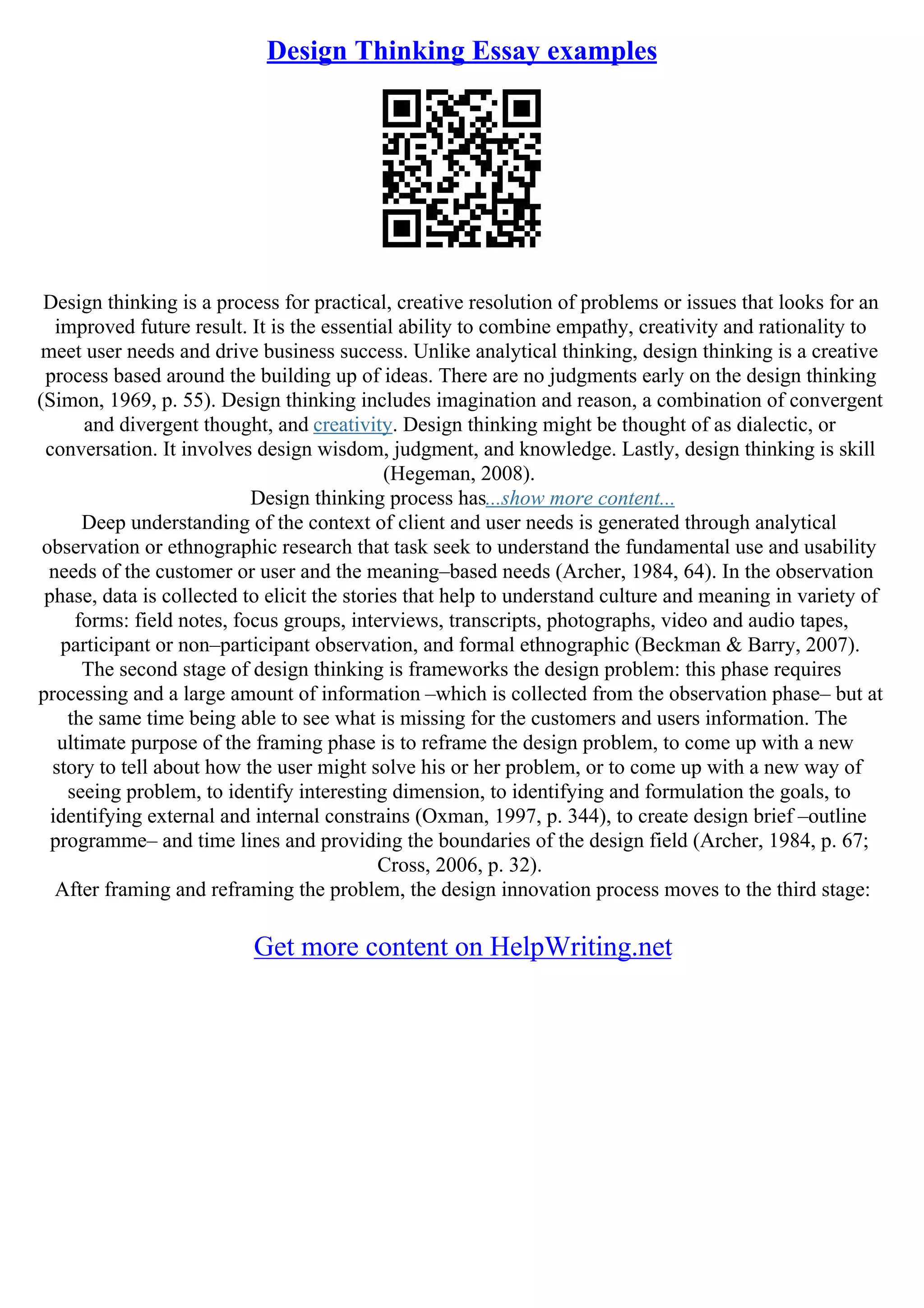 What Is A Concept Essay | PDF