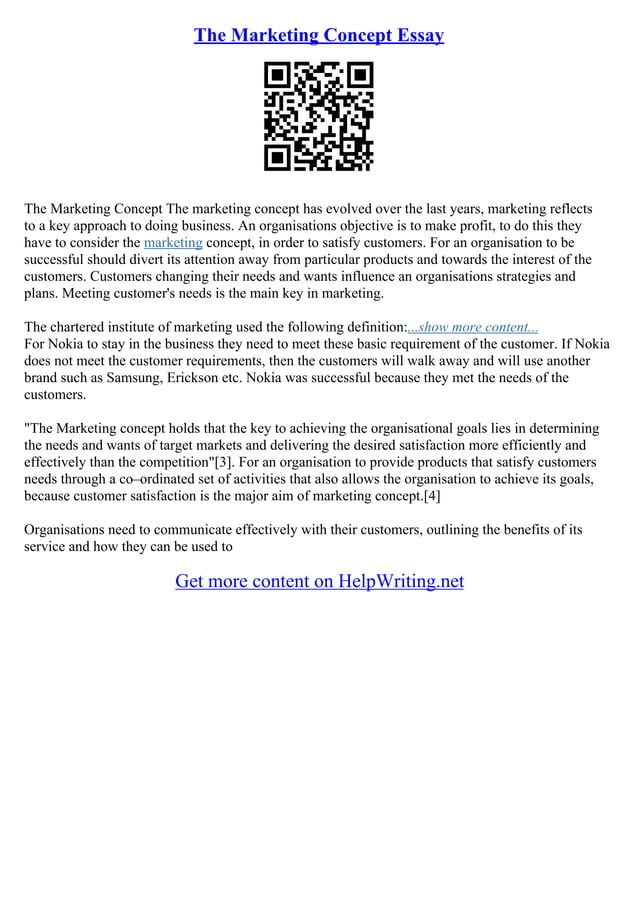 What Is A Concept Essay | PDF