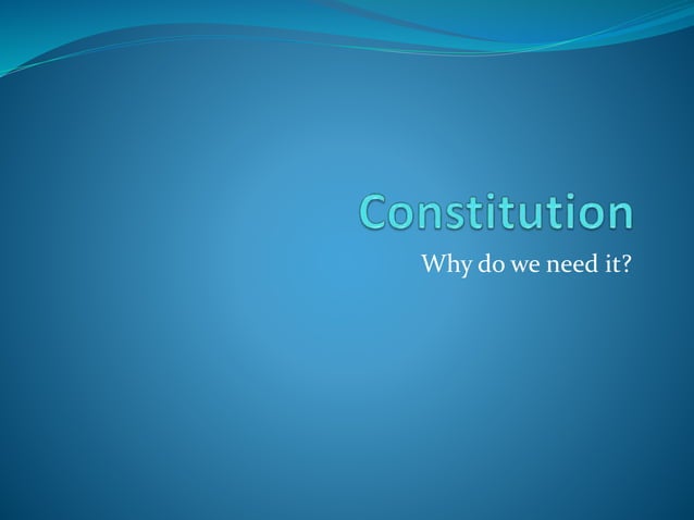 What is a constitution: Making of Indian Constitution | PPT