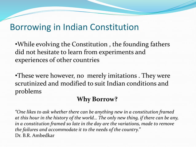 What is a constitution: Making of Indian Constitution | PPT