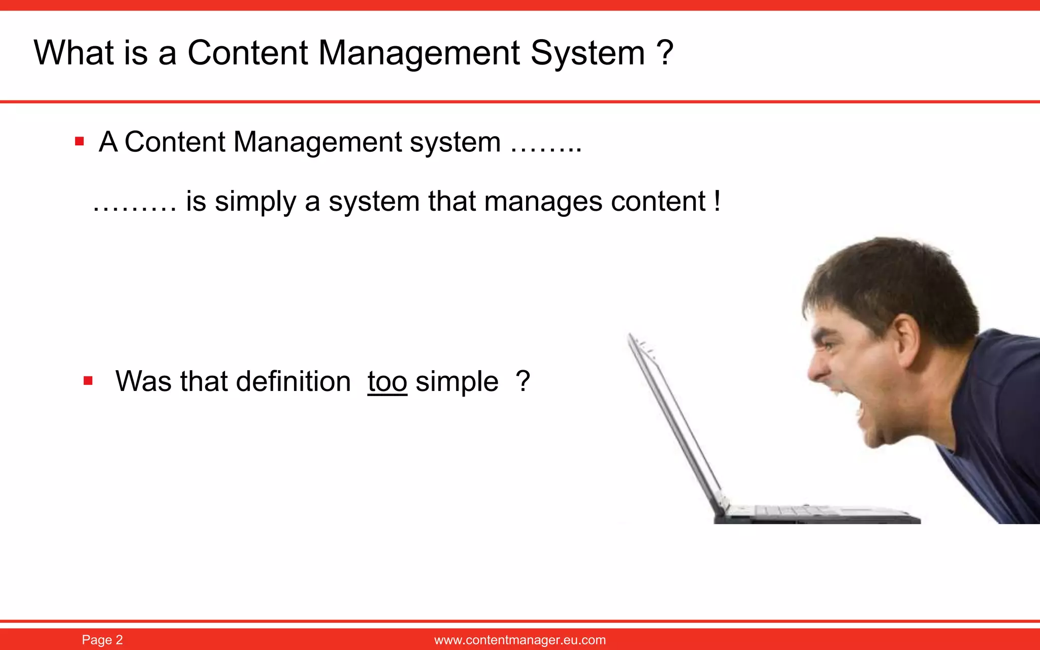 What is a Content Management System or CMS | PPT | Technology & Computing