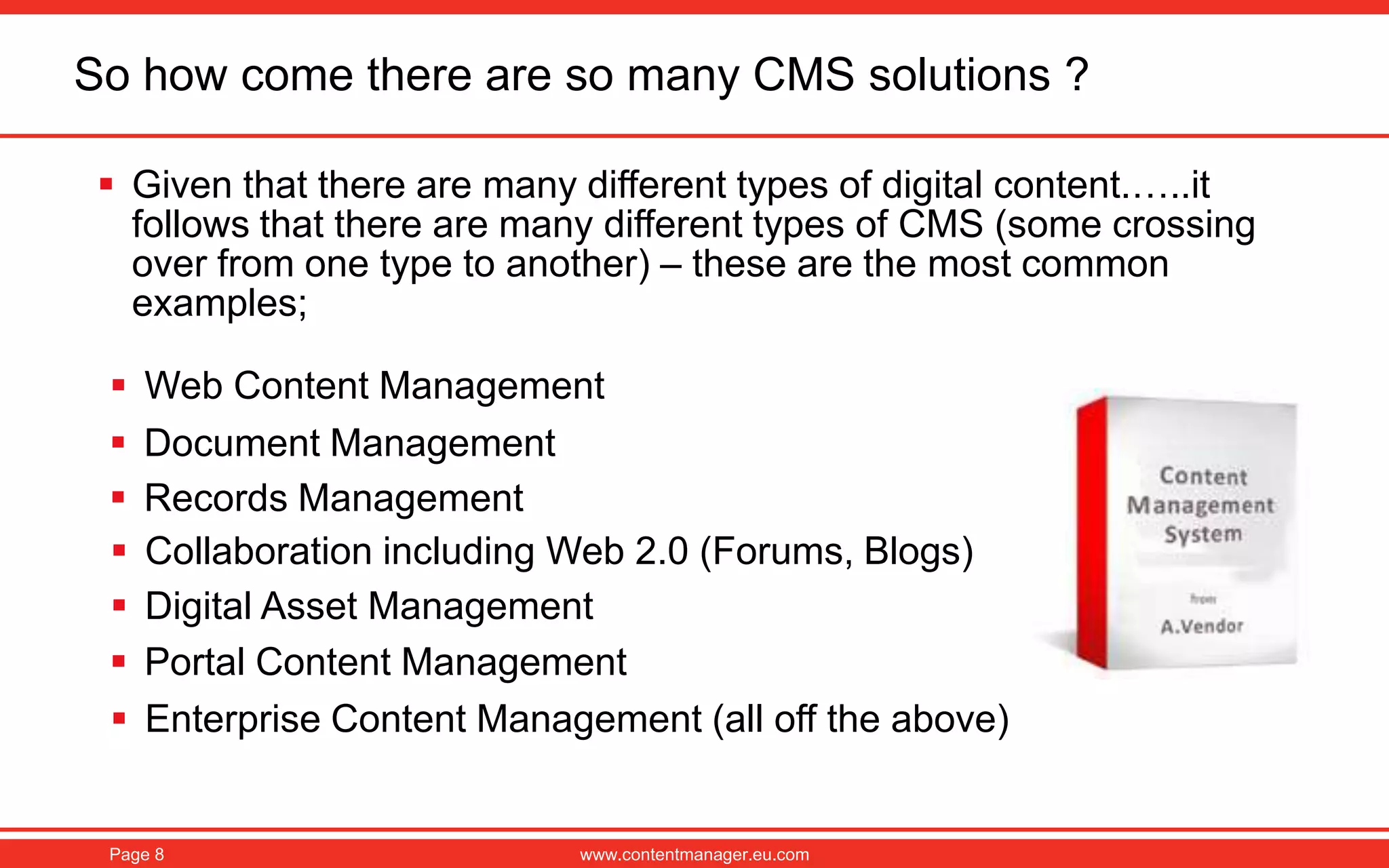 What is a Content Management System or CMS | PPT