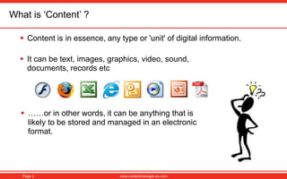 What is a Content Management System or CMS | PPT