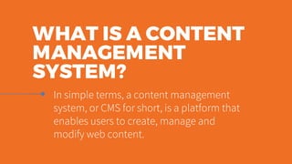 What is a Content Management System | PDF | Web Development | Internet