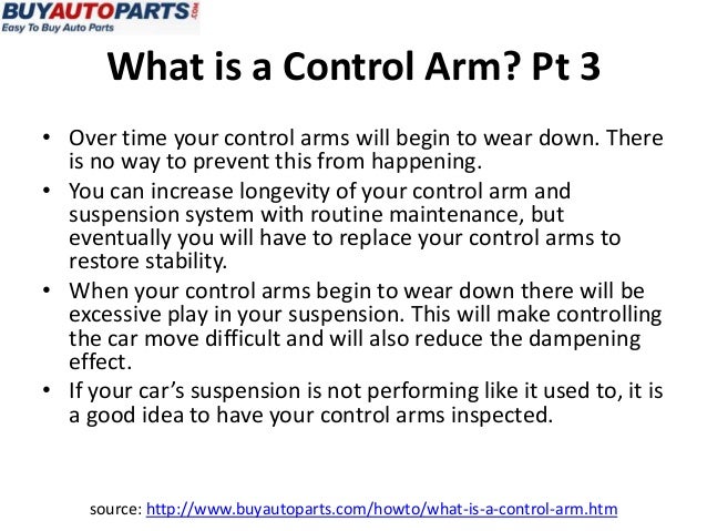 What is a Control Arm?