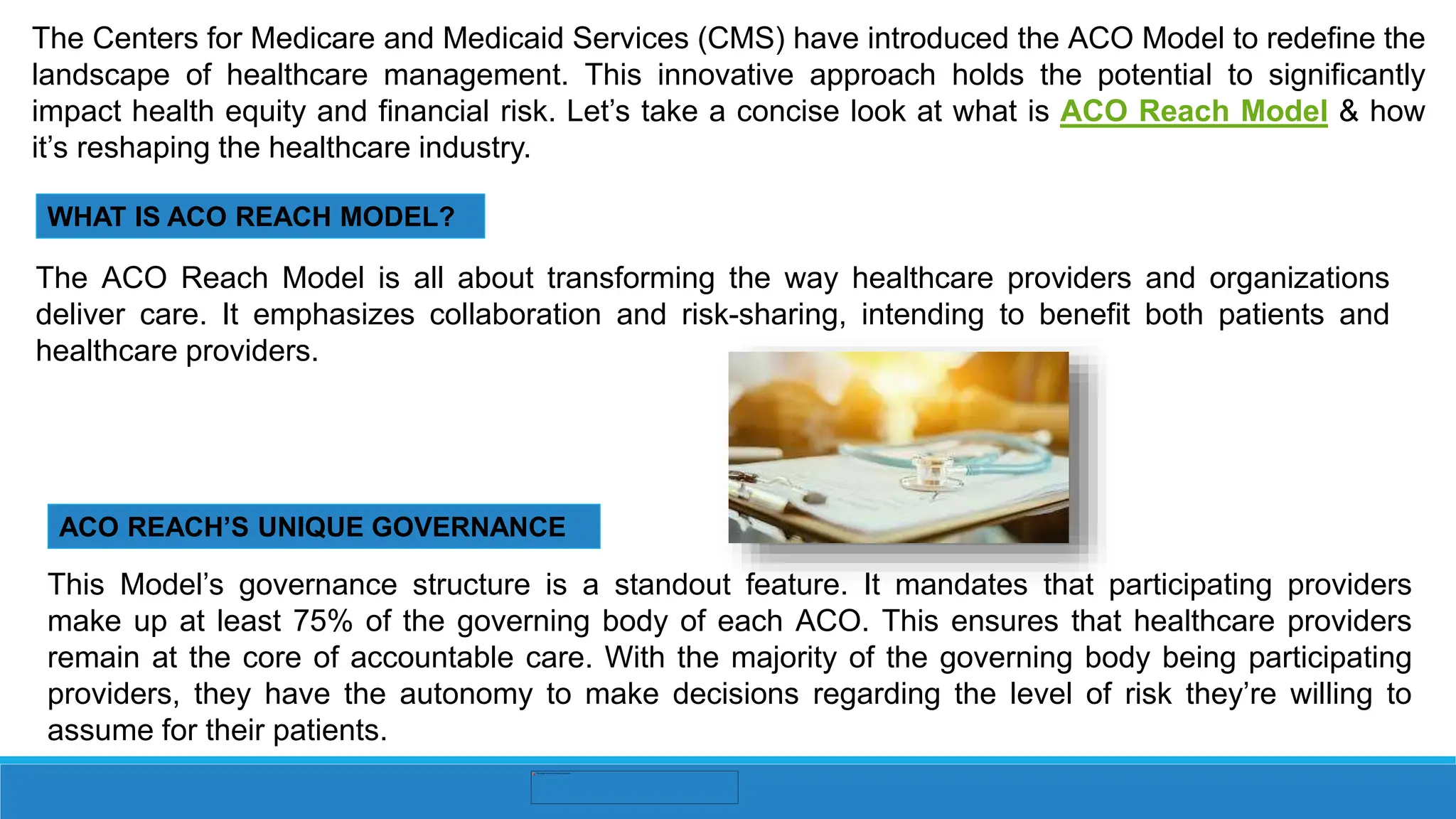 WHAT IS ACO REACH MODEL EXPLORING ITS IMPACTS ON HEALTH EQUITY ...