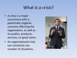 What is a crisis | PPT
