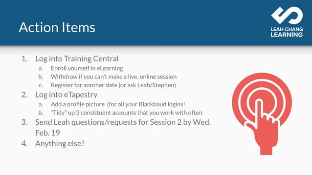 Leah Chang — What is a CRM training slides | PPT