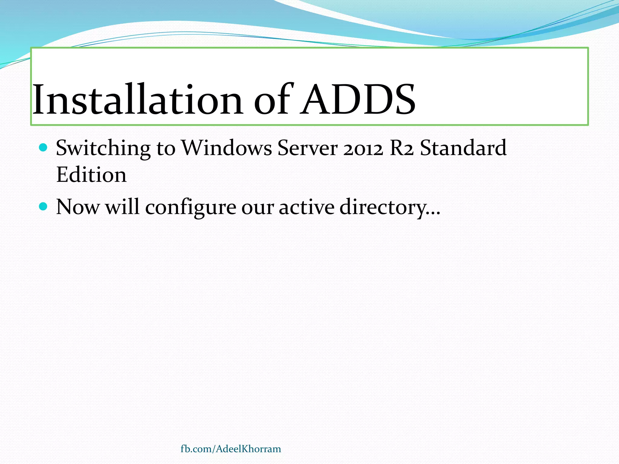 What is active directory | PPTX | Operating Systems | Computer Software and Applications