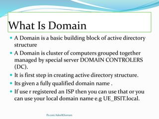 What is active directory | PPTX