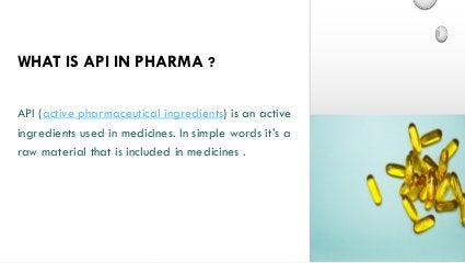 What is Active Pharmaceutical Ingredient (API) in pharma..pdf