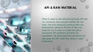 What is Active Pharmaceutical Ingredient (API) in pharma..pdf