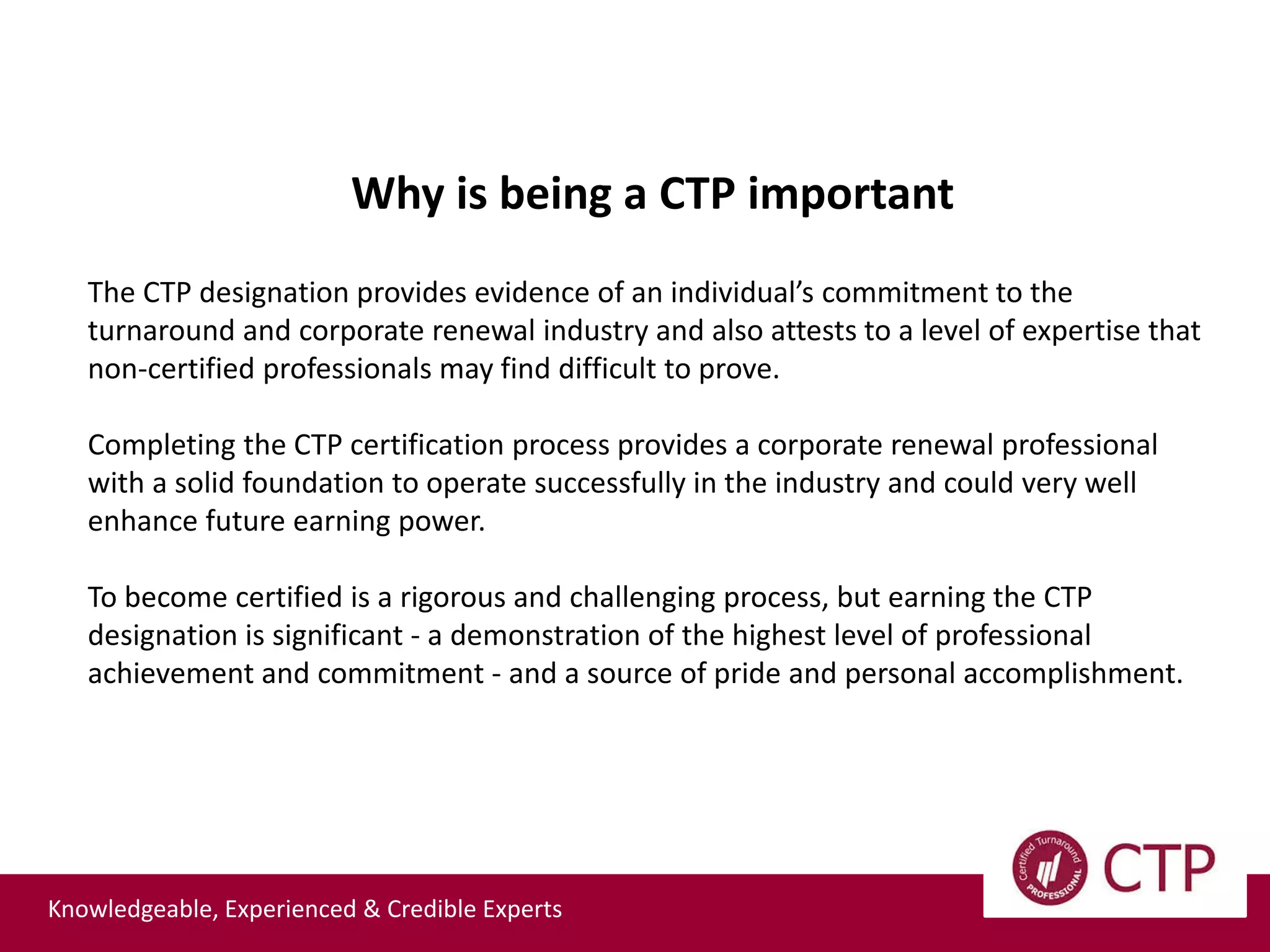 What Is A CTP? | PPTX