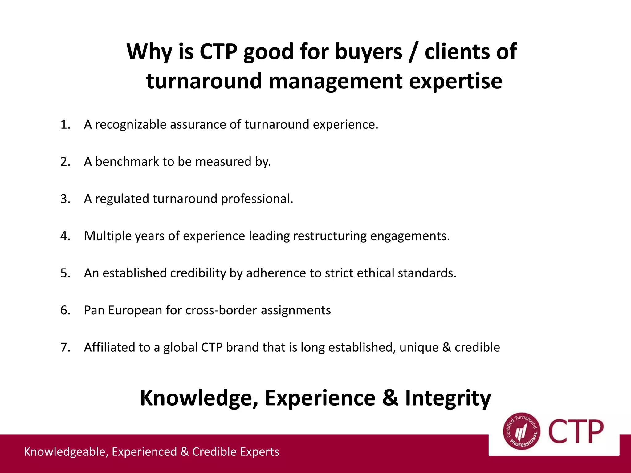 What Is A CTP? | PPTX