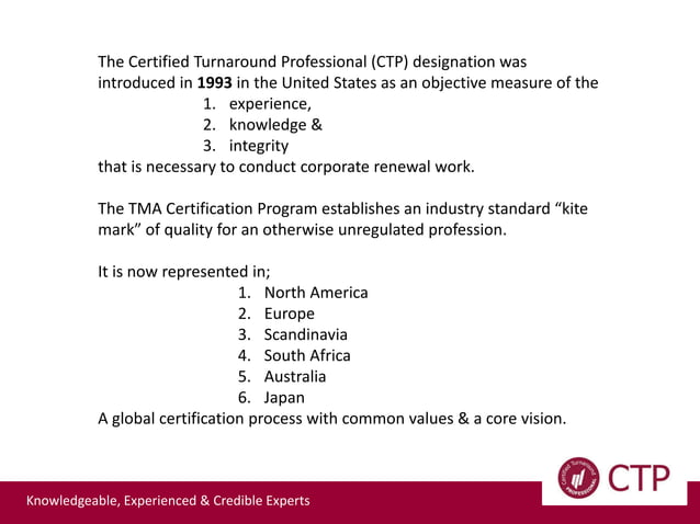 What Is A CTP? | PPTX