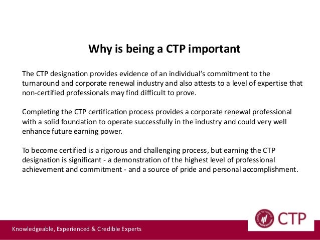 What Is A CTP?