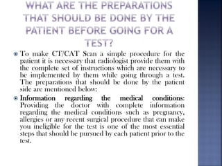 What is a ct scan? | PPT