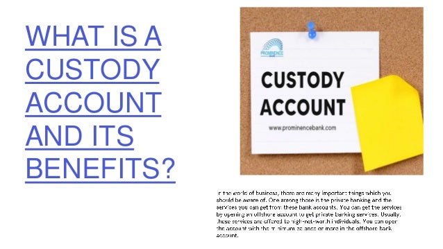 What Is A Custody Account And Its Benefits.pptx