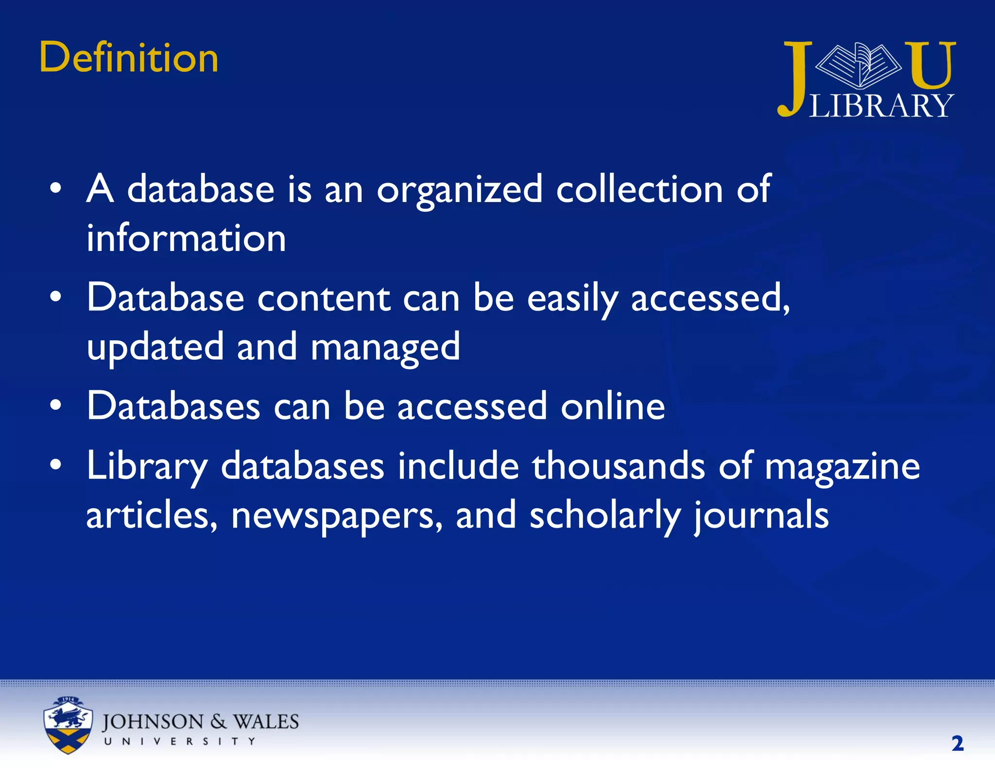 What is a database | PPT