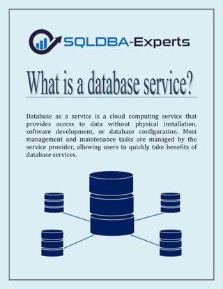 What is a Database Service? | DOCX